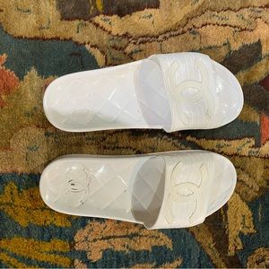 CHANEL | Shoes | Authentic Chanel Pool Slide | Poshmark